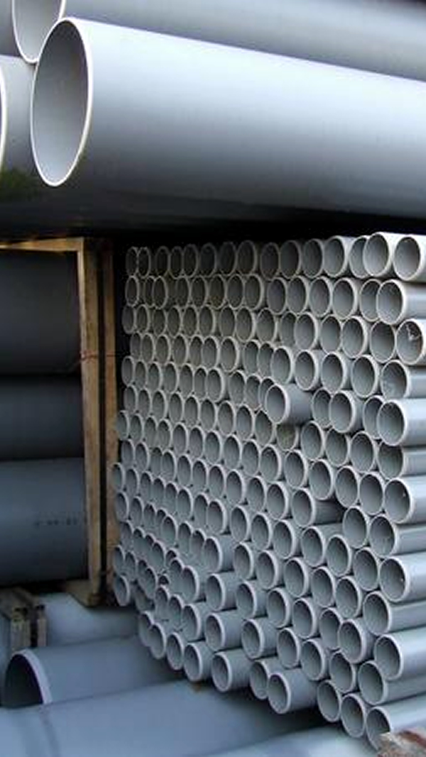 Materialen voor teeltvloeren : Pvc buizen